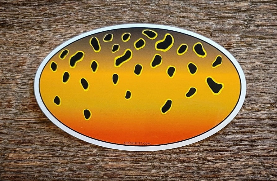Cutthroat Trout Skin Sticker Decal - Walmart.com