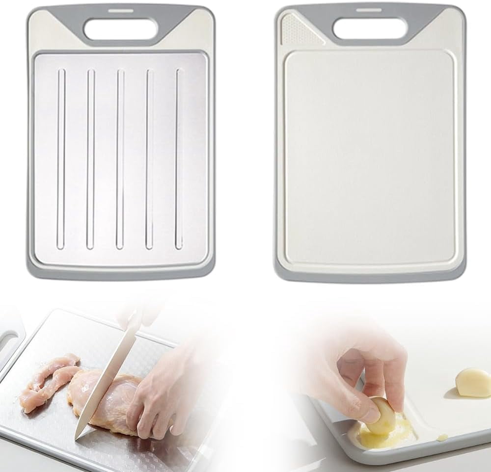 Cutting Board, 2026 New Stainless Steel Double Side Kitchen Cutting ...