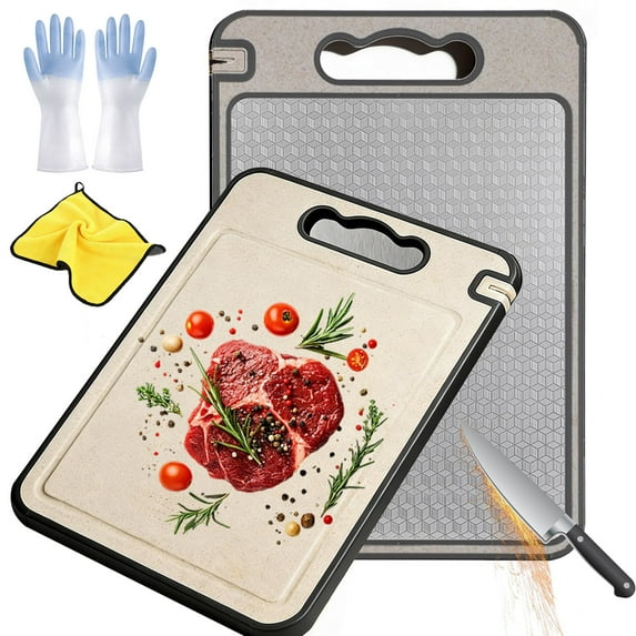 Cutting Board, 2026 New Titanium Cutting Board with Knife Sharpener ...