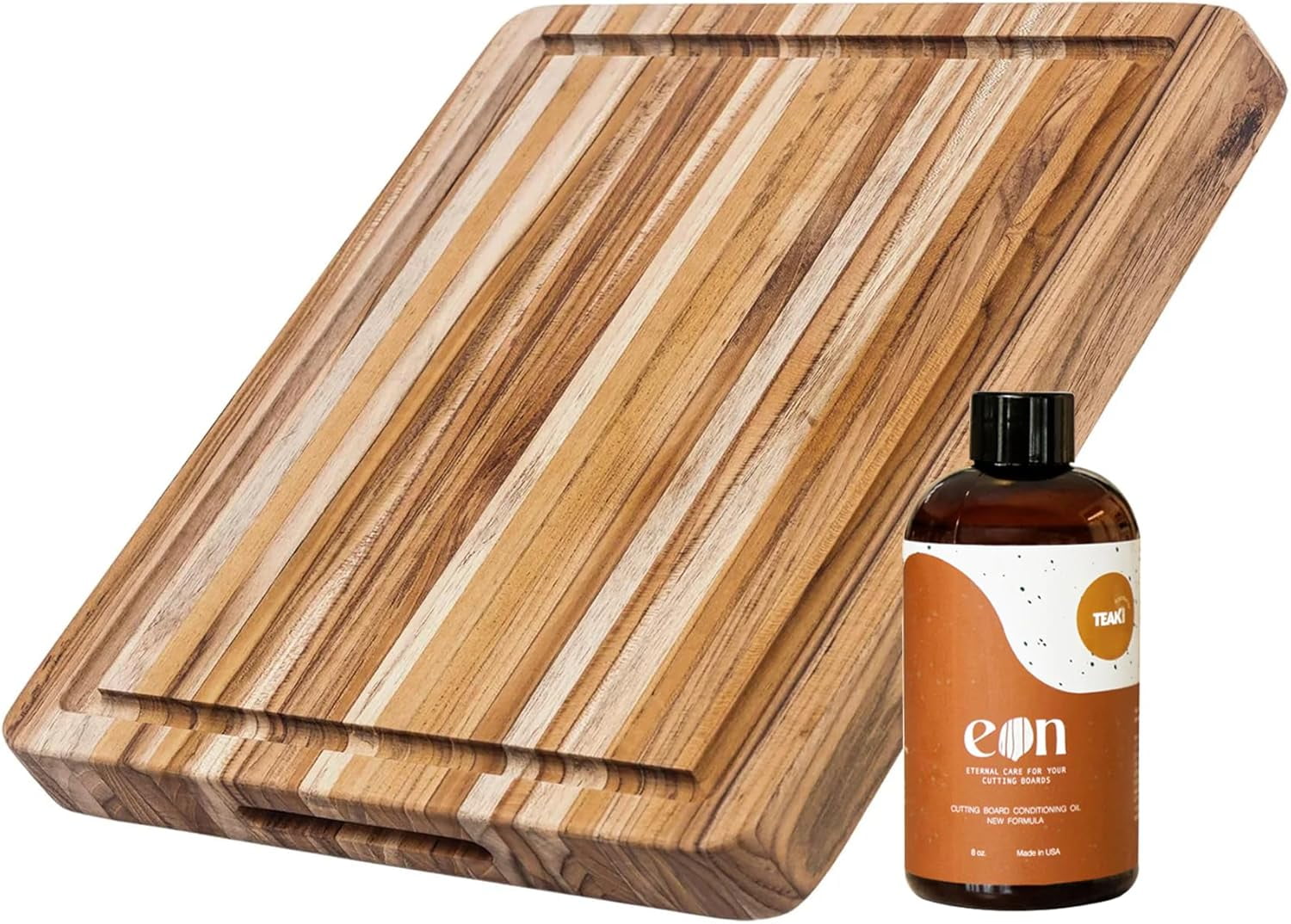 Cutting Board - Extra Large (XL) Wood Cutting Board with Grip Handles ...