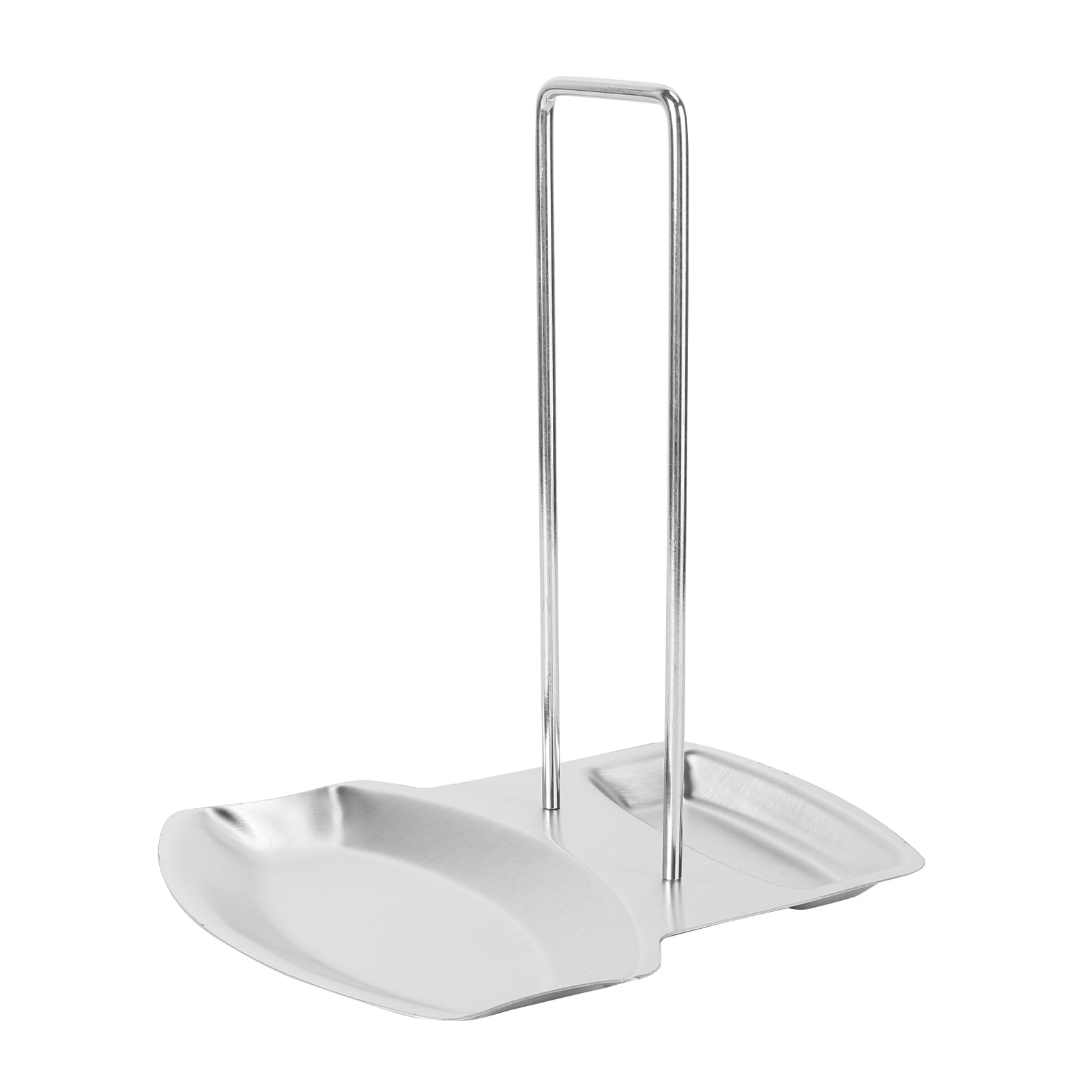 New Stainless Steel Pan Stand Pot Cover Rack Lid Spoon Rest Holder ...