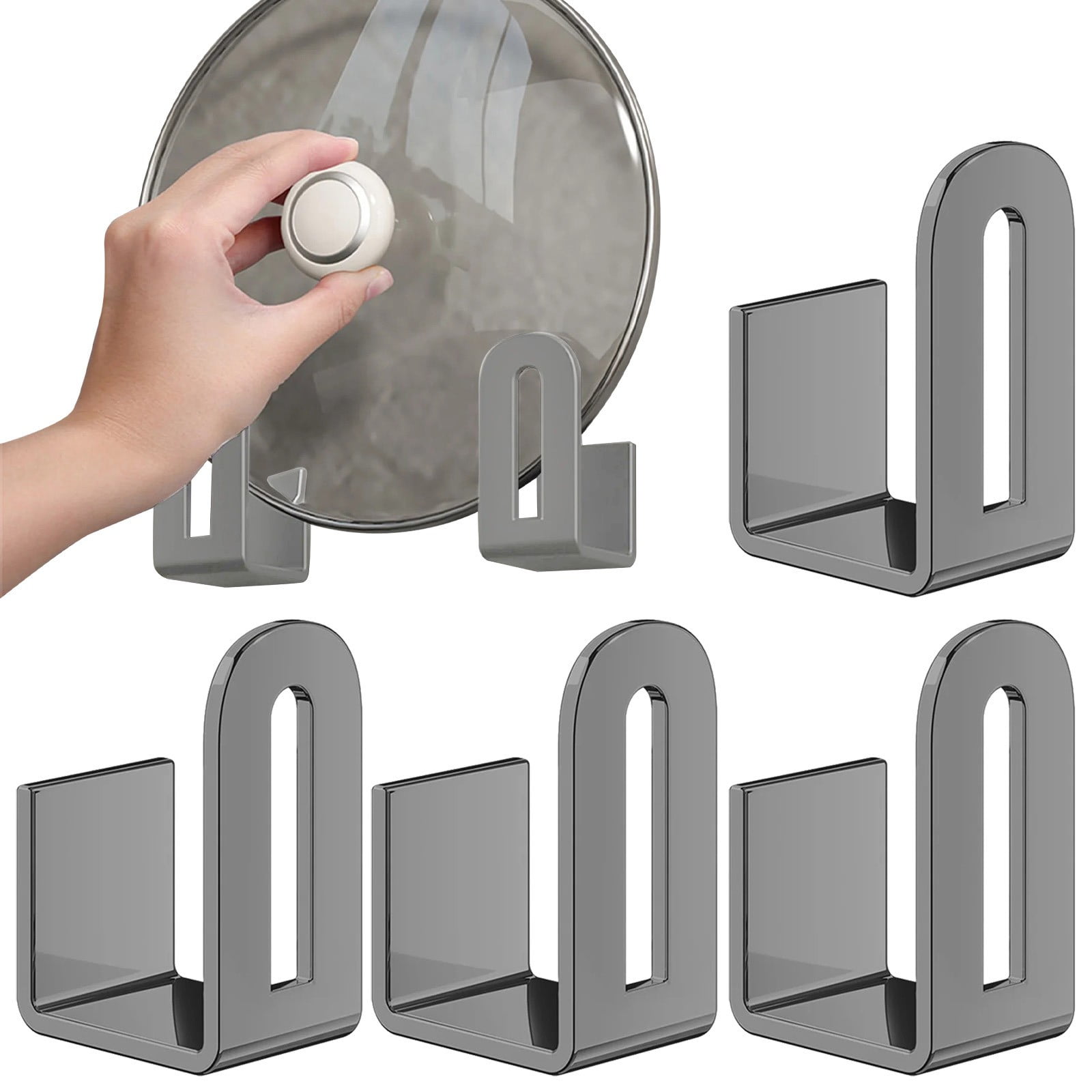 Cutting Board Holder With Glue, Pots and Pan Lids Rack, Kitchen ...