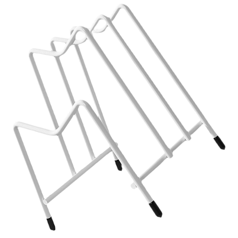 Cutting Board Holder Rack Pot Lid Holder Metal Chopping Boards ...