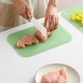 Cutting Board Kitchen | Double-Sided Non-Slip ABS Plastic | Green, 13 ...