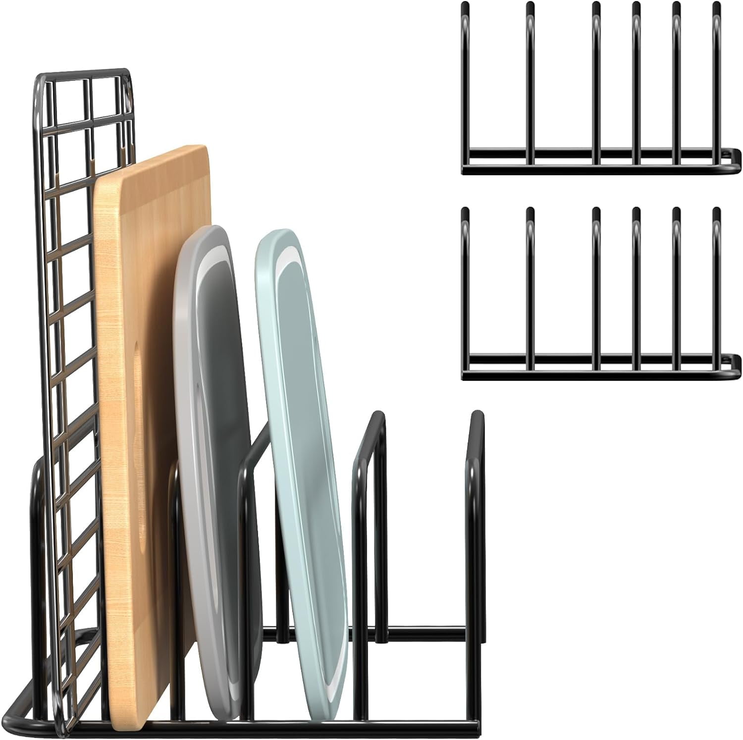 Cutting Board Organizer, [2-Pack] Cutting Board Holder Rack Baking ...