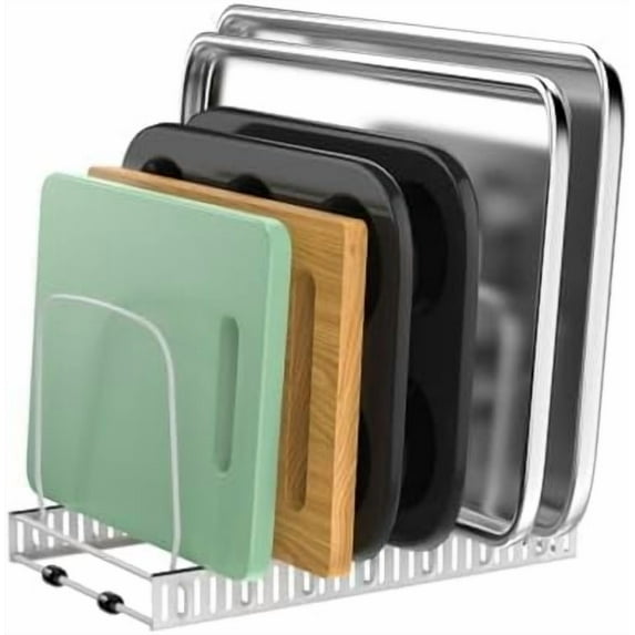 Cutting Board Organizer Rack, Baking Tray and Cookie Sheet Organizer ...
