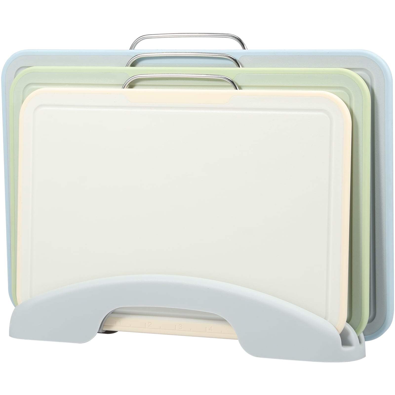 Cutting Board Set with Stand 3 Sizes Kitchen Cutting Board Set with ...