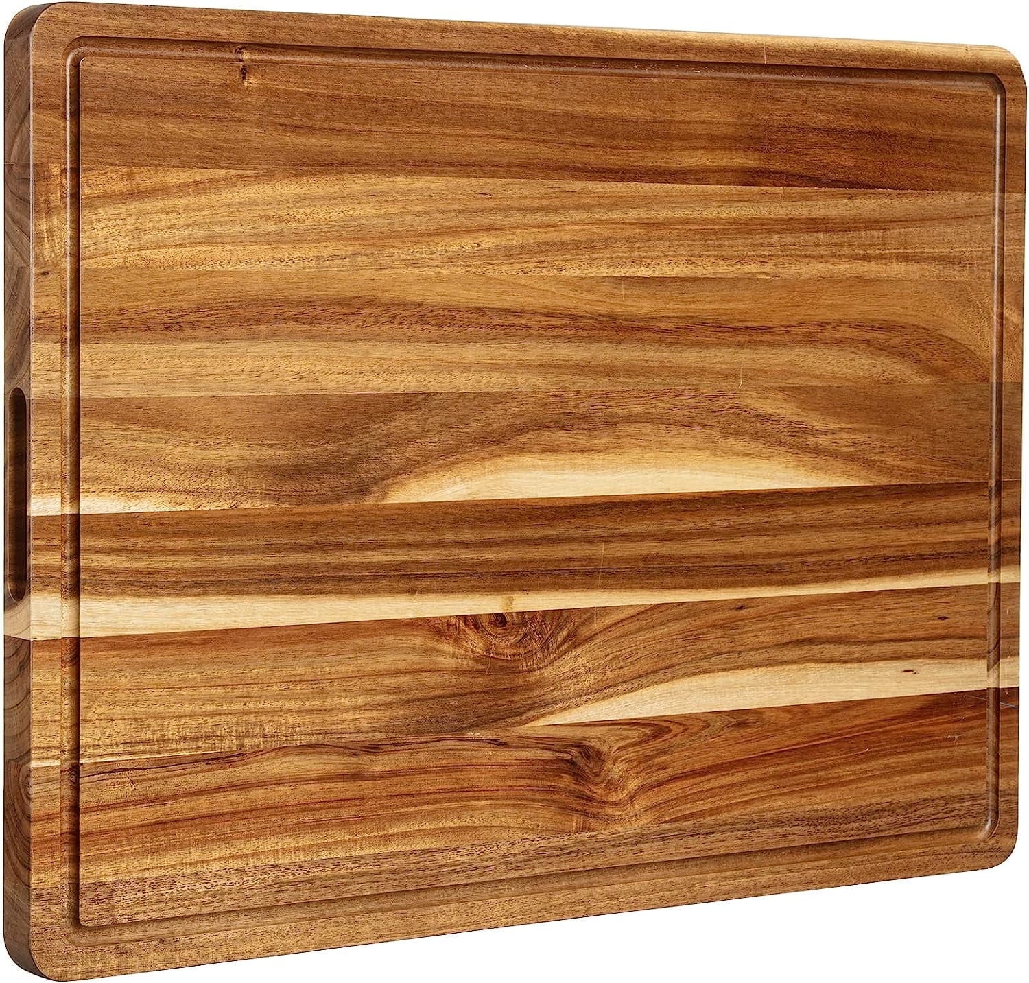 Cutting Boards 1.5" Thicker, 20x15 Inch Extra Large Acacia Wooden Cutting Board for Kitchen,Edge ...