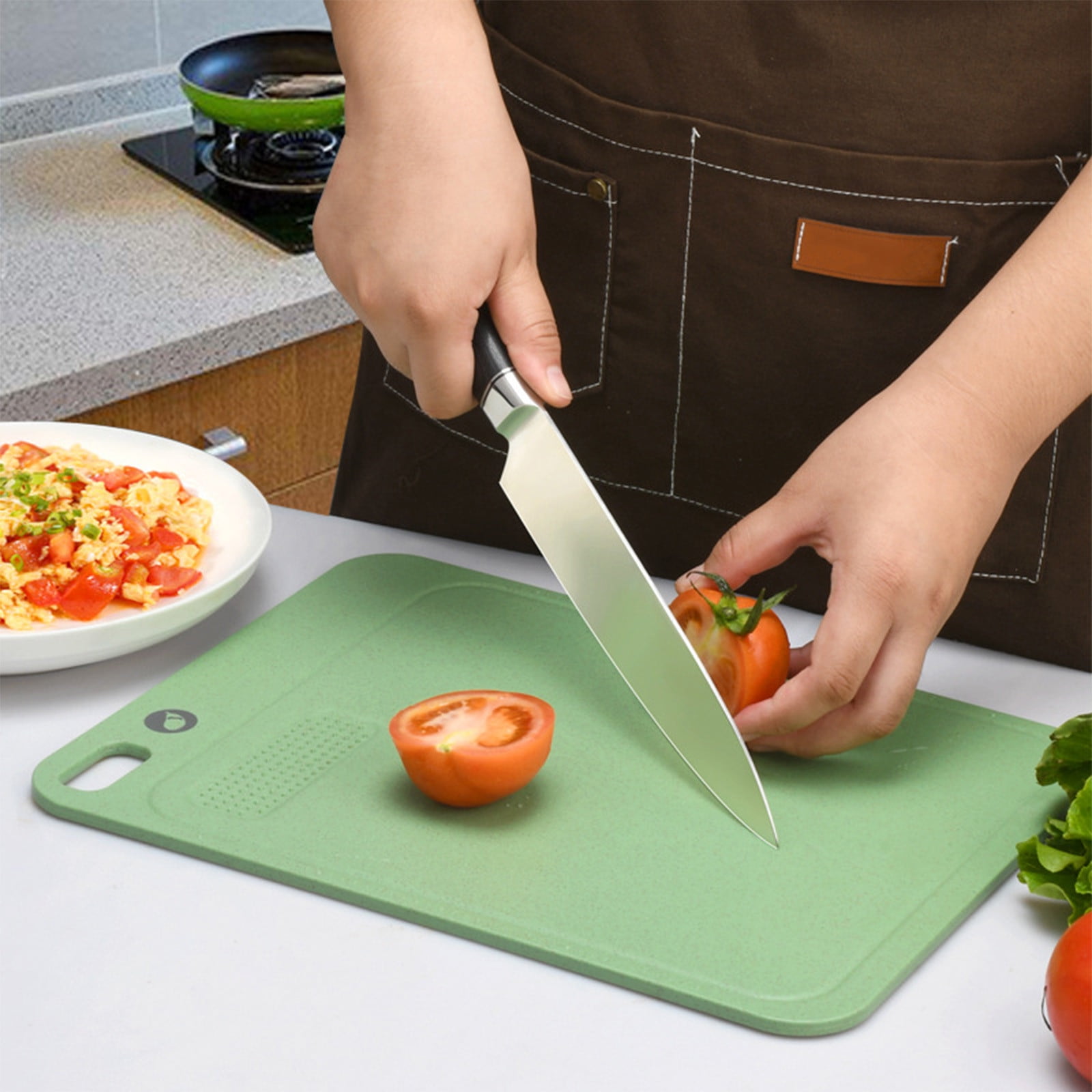 Cutting Boards for Kitchen, Non Slip Cutting Boards with Juice Groove ...