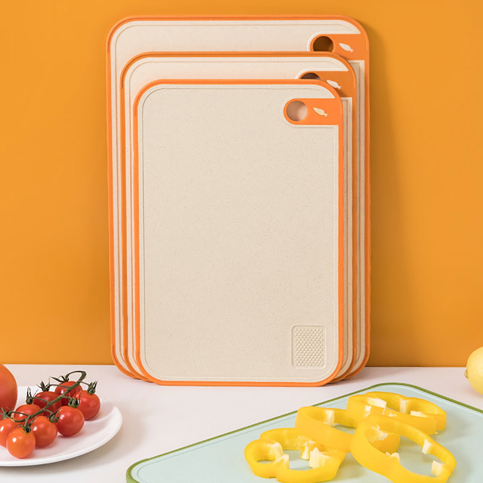 Cutting Boards for Kitchen Wheatstraw Cutting Board Cutting Board With Auxiliary Food Grinding ...