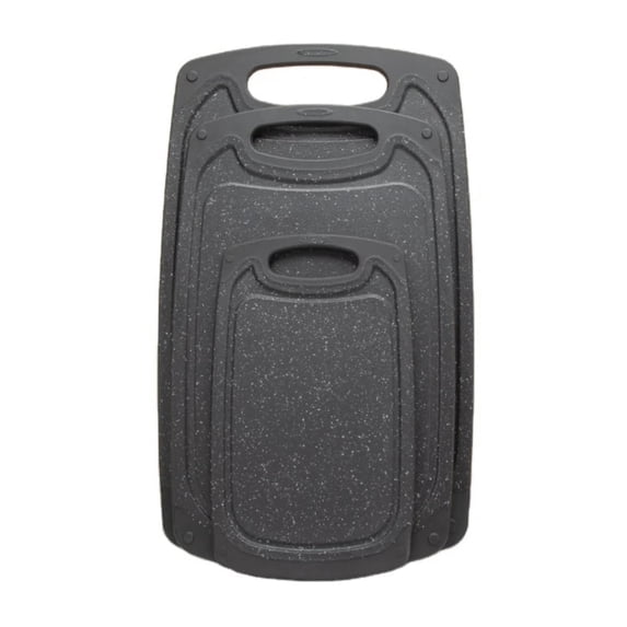 Cutting Boards for Kitchen w/Juice Groove, Non Slip Handles, Reversible ...