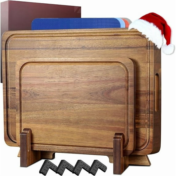 Cutting Boards Large Set of 7, Charcuterie Chopping Board for Kitchen ...