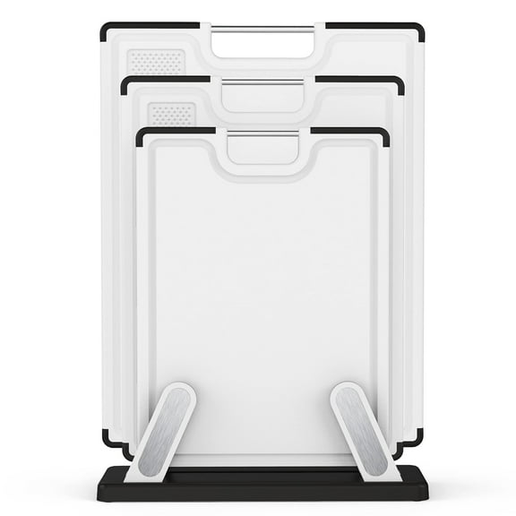 Double-Sided Non-Slip Plastic Cutting Board with Juice Groove - Walmart.com