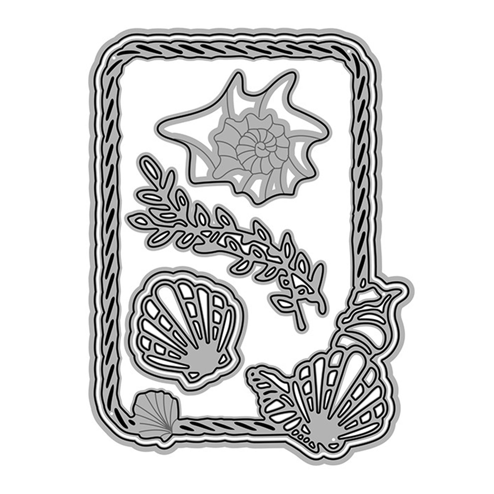 Cutting Dies Conch for Shell Die Cuts for Card Making DIY Bookmark ...