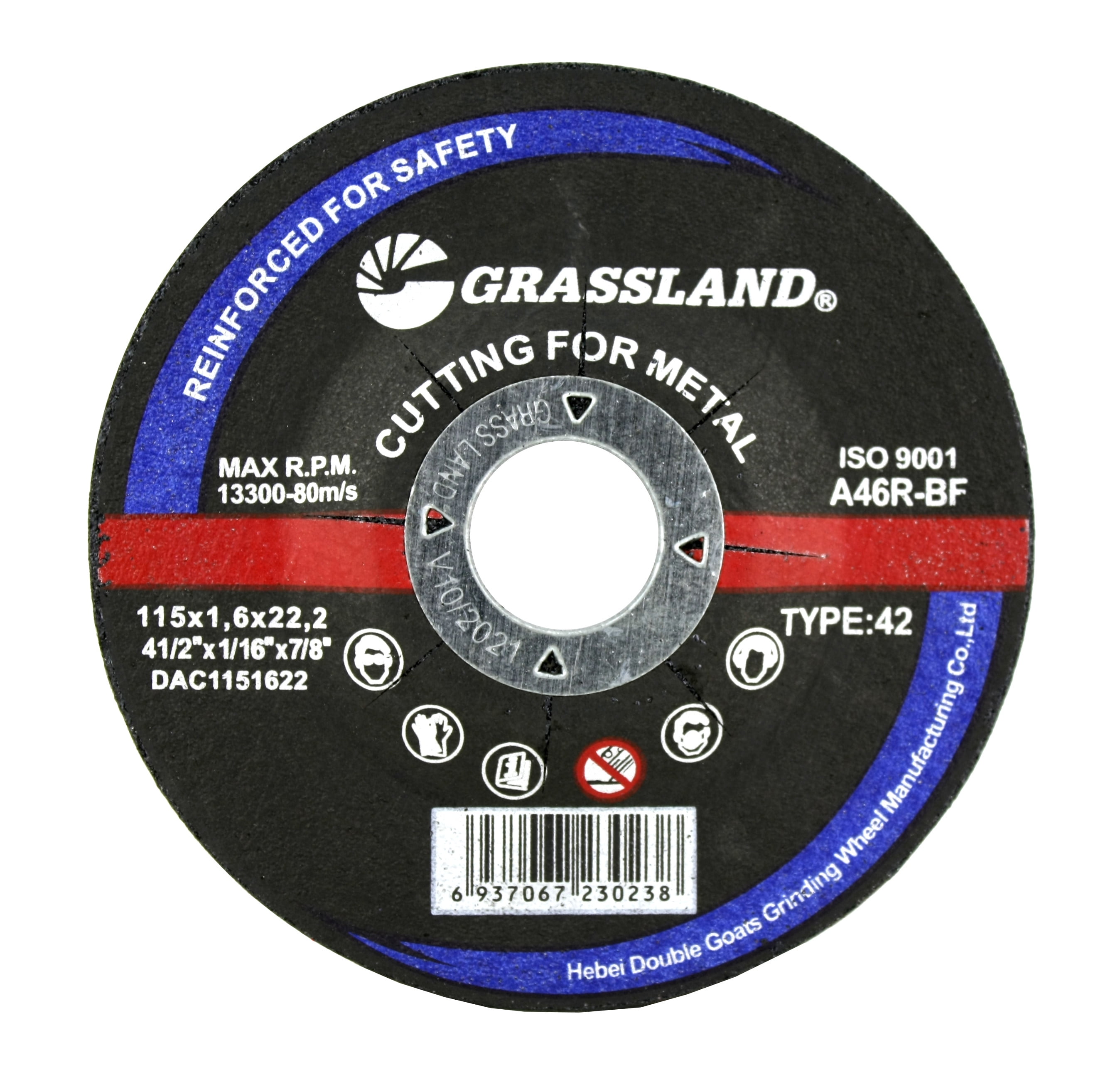 Cutting Disc, Steel Freehand Cut-off wheel - Depressed Center - 4-1/2 ...
