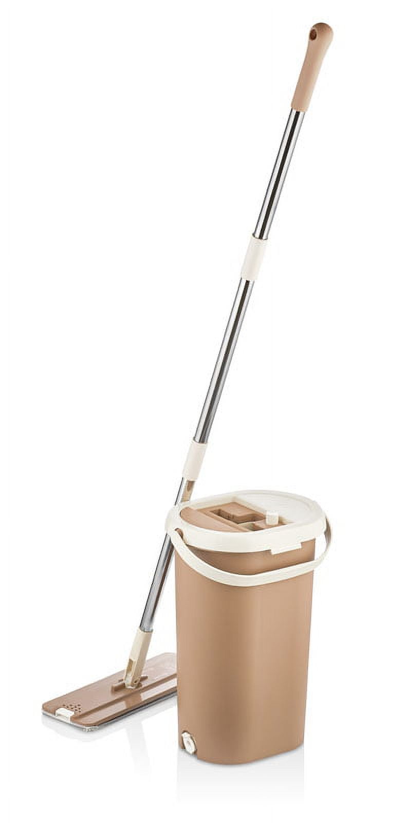 Cutting-Edge 16-Inch Light Pink Microfiber Mop and Bucket Combo, Making ...