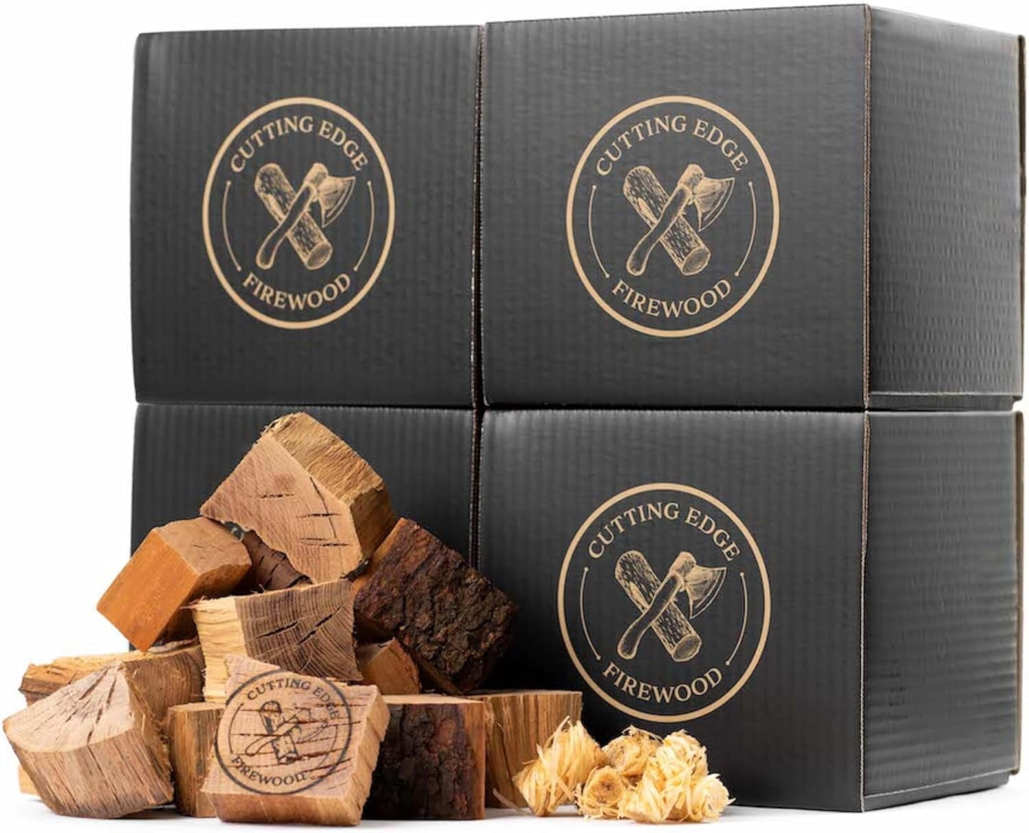 Cutting Edge Firewood Premium Smoking Wood Chunks Large Variety Pack ...