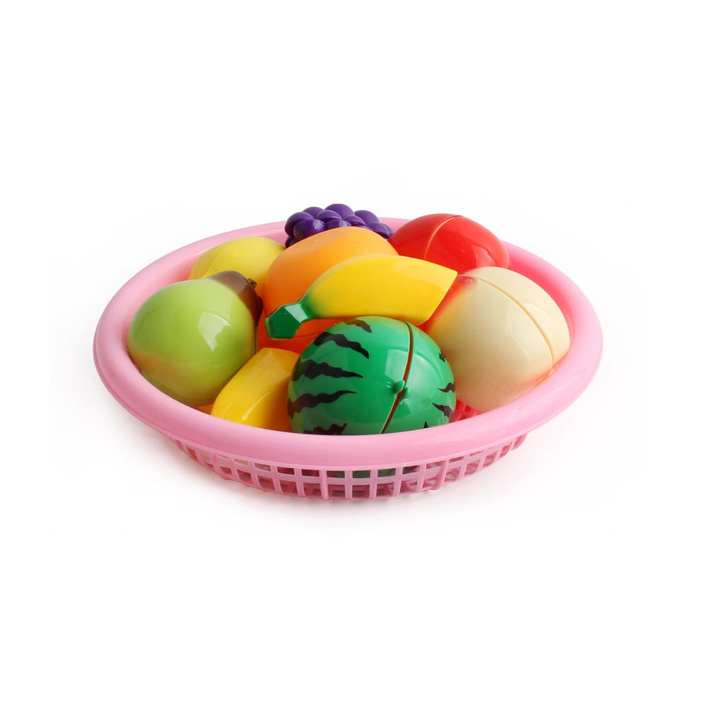 Cutting Fruit Vegetable Food Pretend Play Children Kid Educational Toy ...