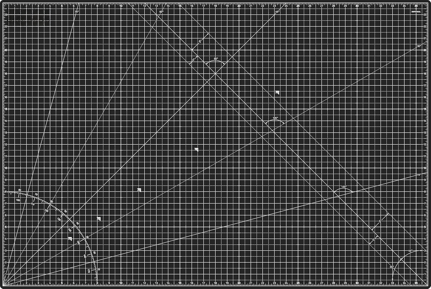 Cutting Mat , Self Healing Cutting Craft Board Black, Hobby Board for ...