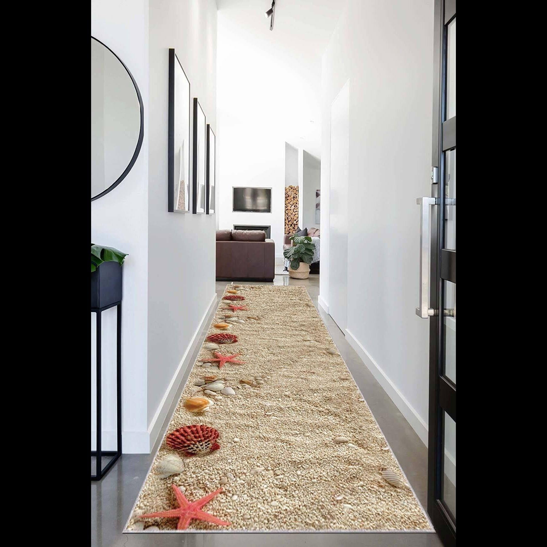 Cutting Non-Slip Base Runner Carpet Beach - Walmart.com