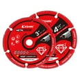 Cutting Wheel 3X3/8 Inch & 4-1/2X7/8 Inch Metal Cut Off Wheel with 5000+ Cuts on Rebar Steel ...