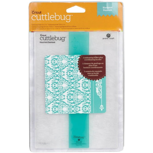 Cuttlebug 5"X7" Embossing Folder/Border Set-Haunted Damask - Walmart.com