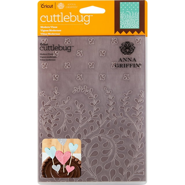 Cuttlebug 5"X7" Embossing Folder By Anna Griffin-Modern Vines - Walmart.com