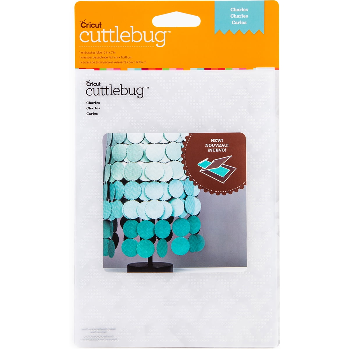 Cuttlebug 5"X7" Embossing Folder-Charles, Pk 3, Provo Craft - Walmart.com