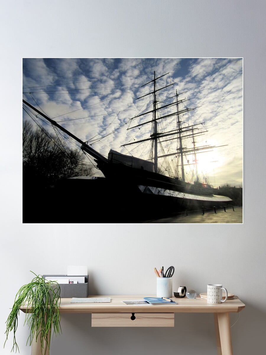 Cutty Sark, Moody Shot Poster Wall Art, Modern Wall Decor For Living ...