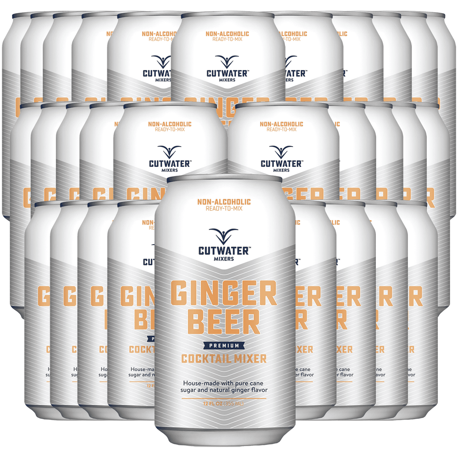 Cutwater Non-Alcoholic Ginger Beer 30 Pack - 12oz Cans - 110 Calories ...