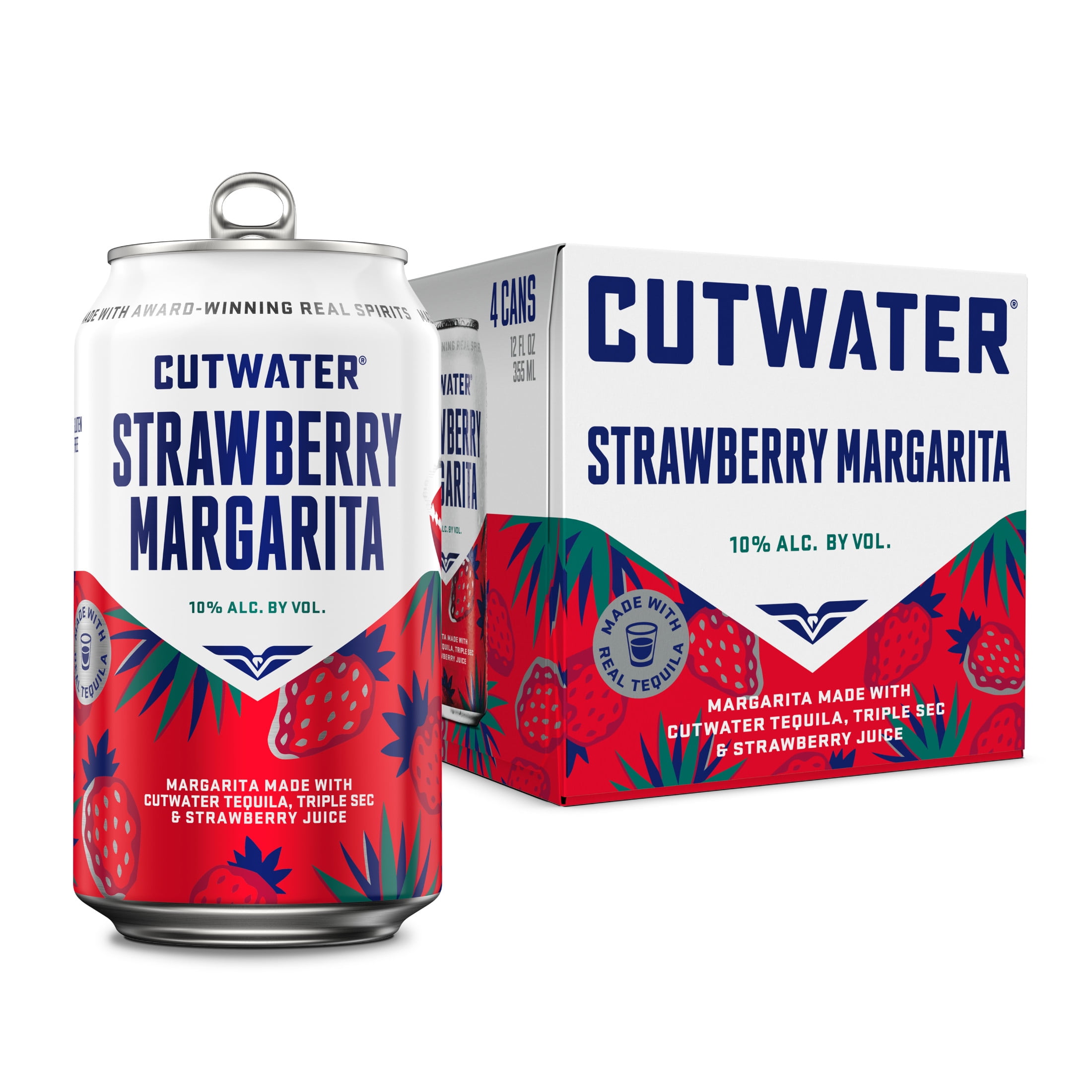 Strawberry-Flavored Ready-to-Drink Canned Cocktail 12 fl oz Aluminum ...