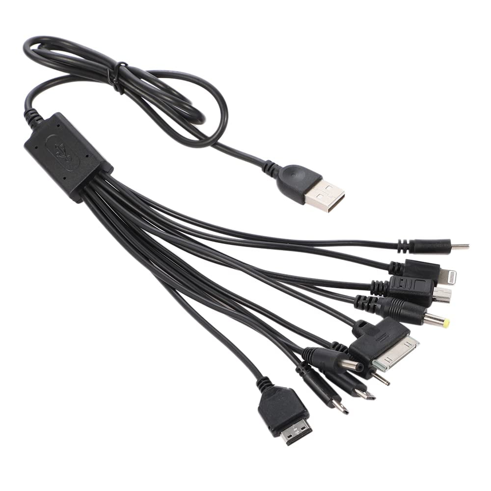 Cutwif 10 in 1 Multi Charging Multiple Connectors Cable Black - Walmart.com