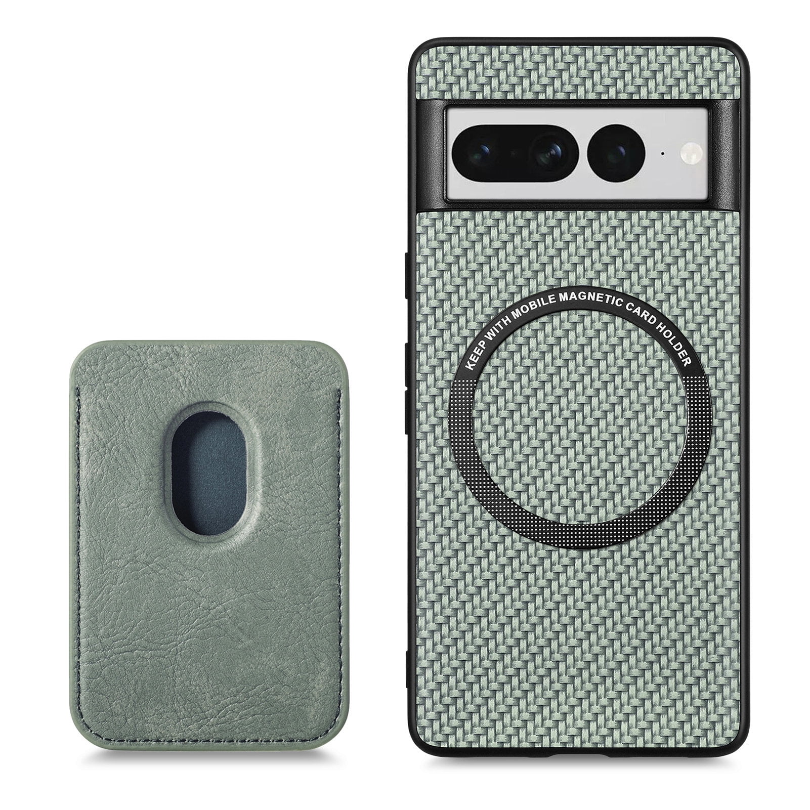 Cutyskin Carbon Fiber Texture PU Leather Case for Google Pixel 7 Pro ...