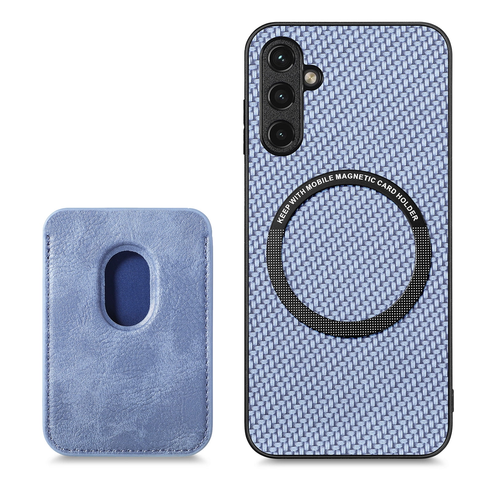 Cutyskin Carbon Fiber Texture PU Leather Case for Samsung Galaxy A15 ...