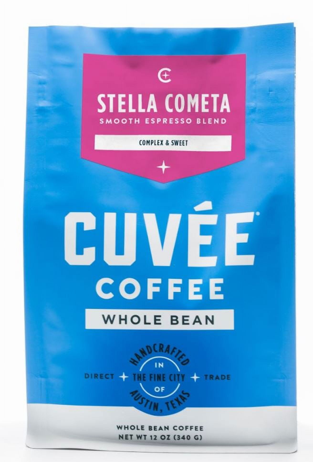Cuvée Coffee Stella Cometa Espresso Blend, Whole Bean Coffee, Medium ...