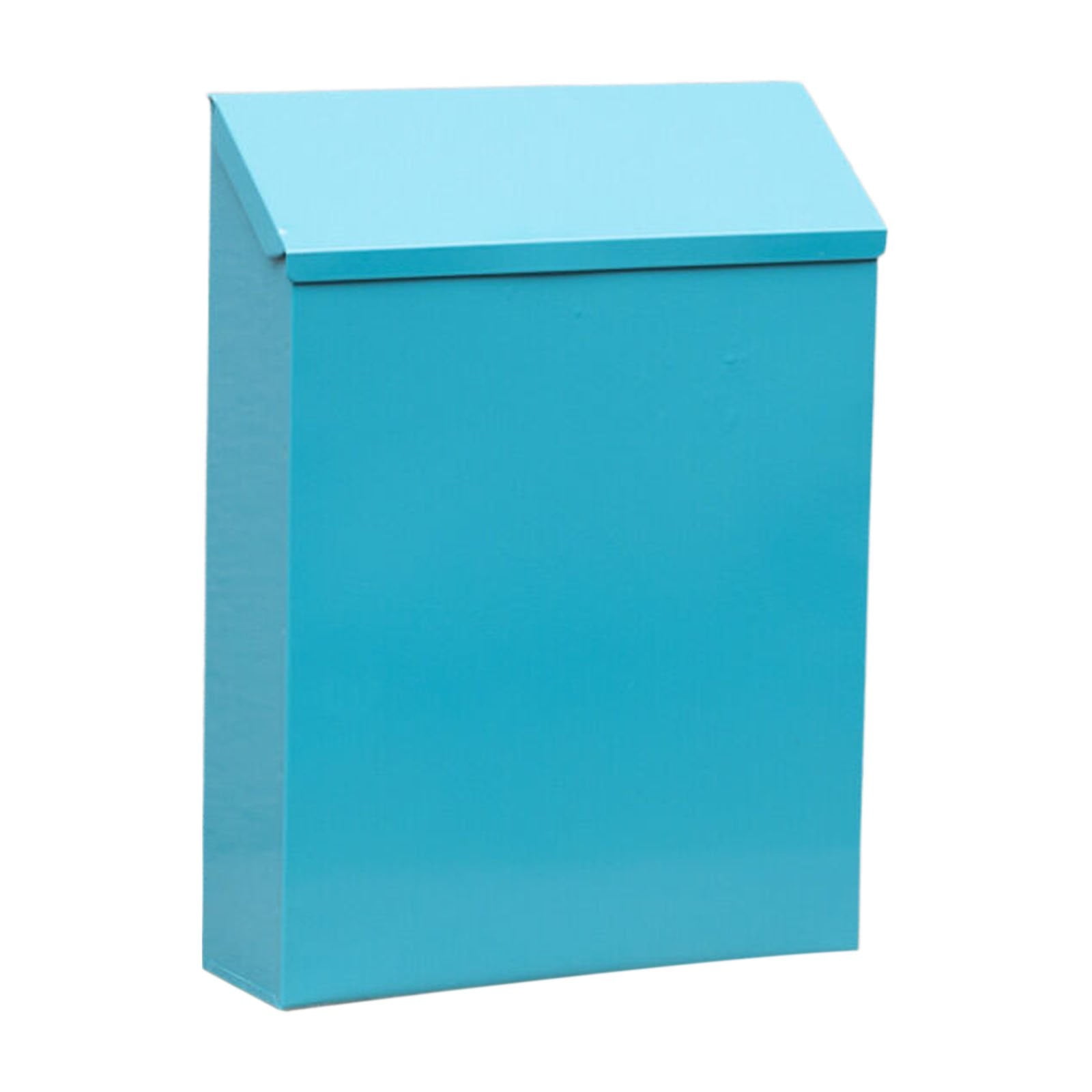 Cuxi Wall Mounted Mailbox with Lock, Metal Postbox for Outside House ...