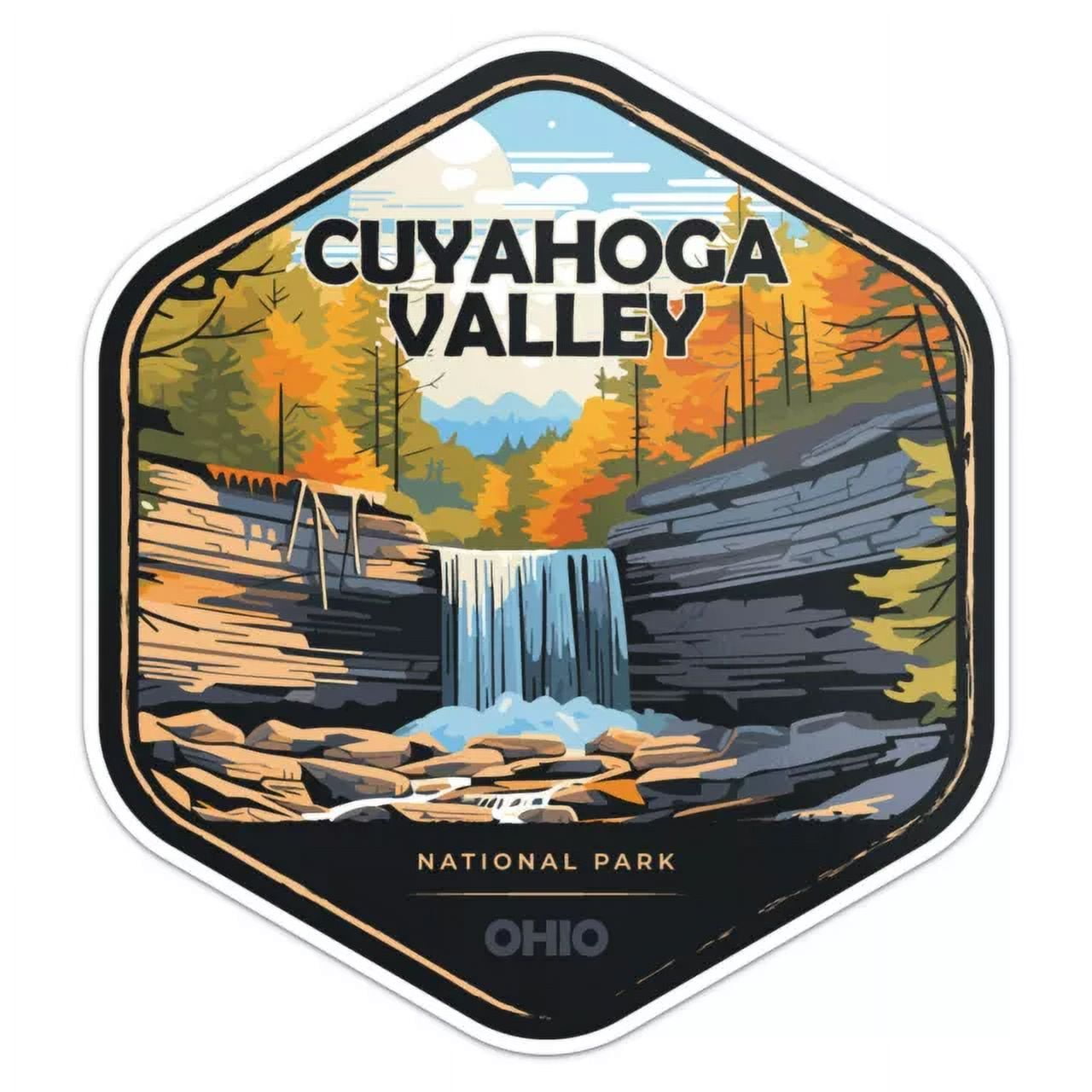 Cuyahoga Valley National Park Sticker Phone Decal Water Bottle Stickers ...