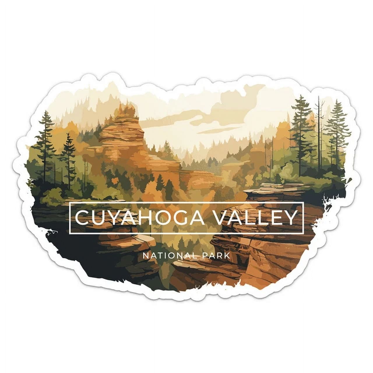 Cuyahoga Valley National Park Sticker Phone Decal Water Bottle Stickers ...
