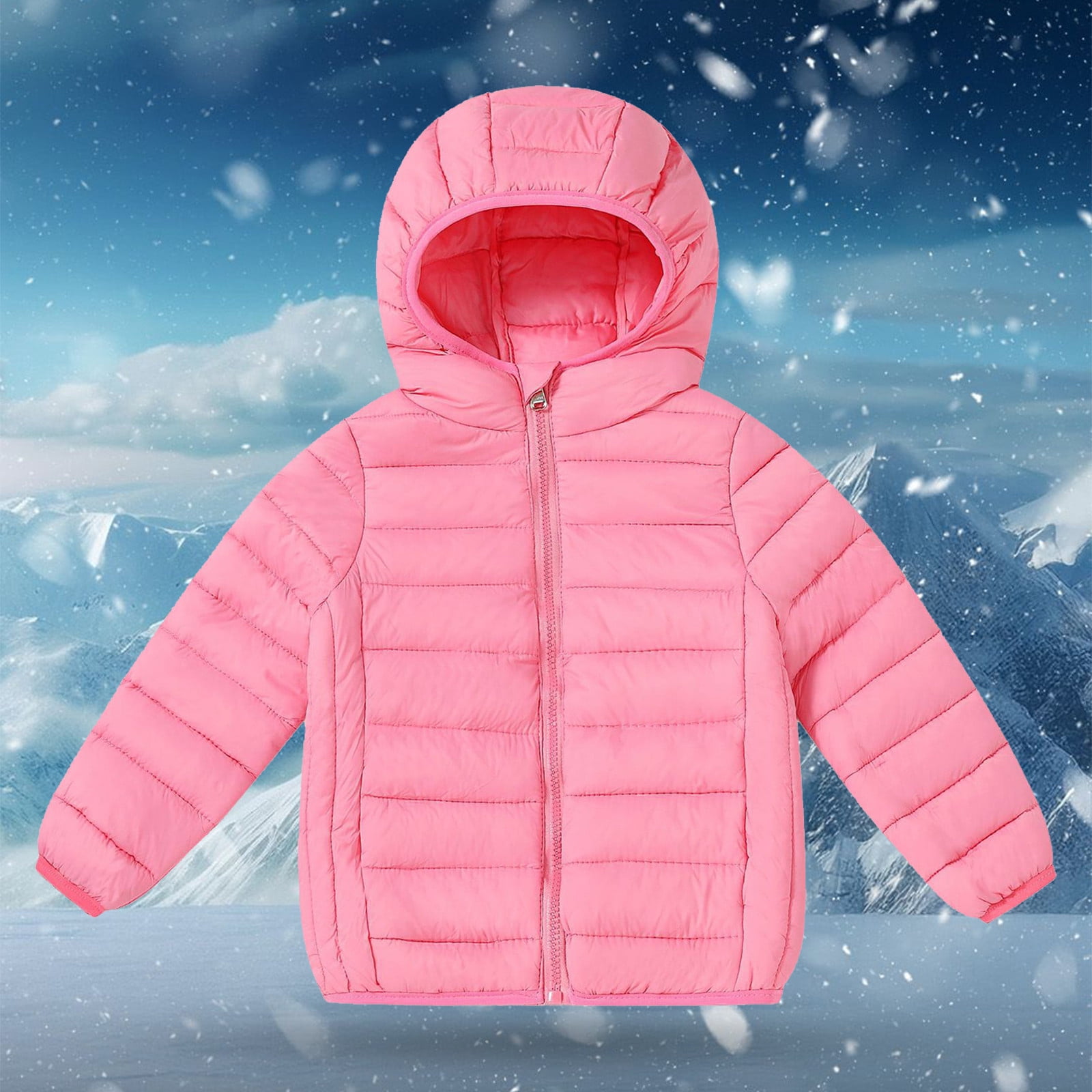 Cuzibr Kids Jacket Lightweight Thick Lined Thermal Quilted Padded ...