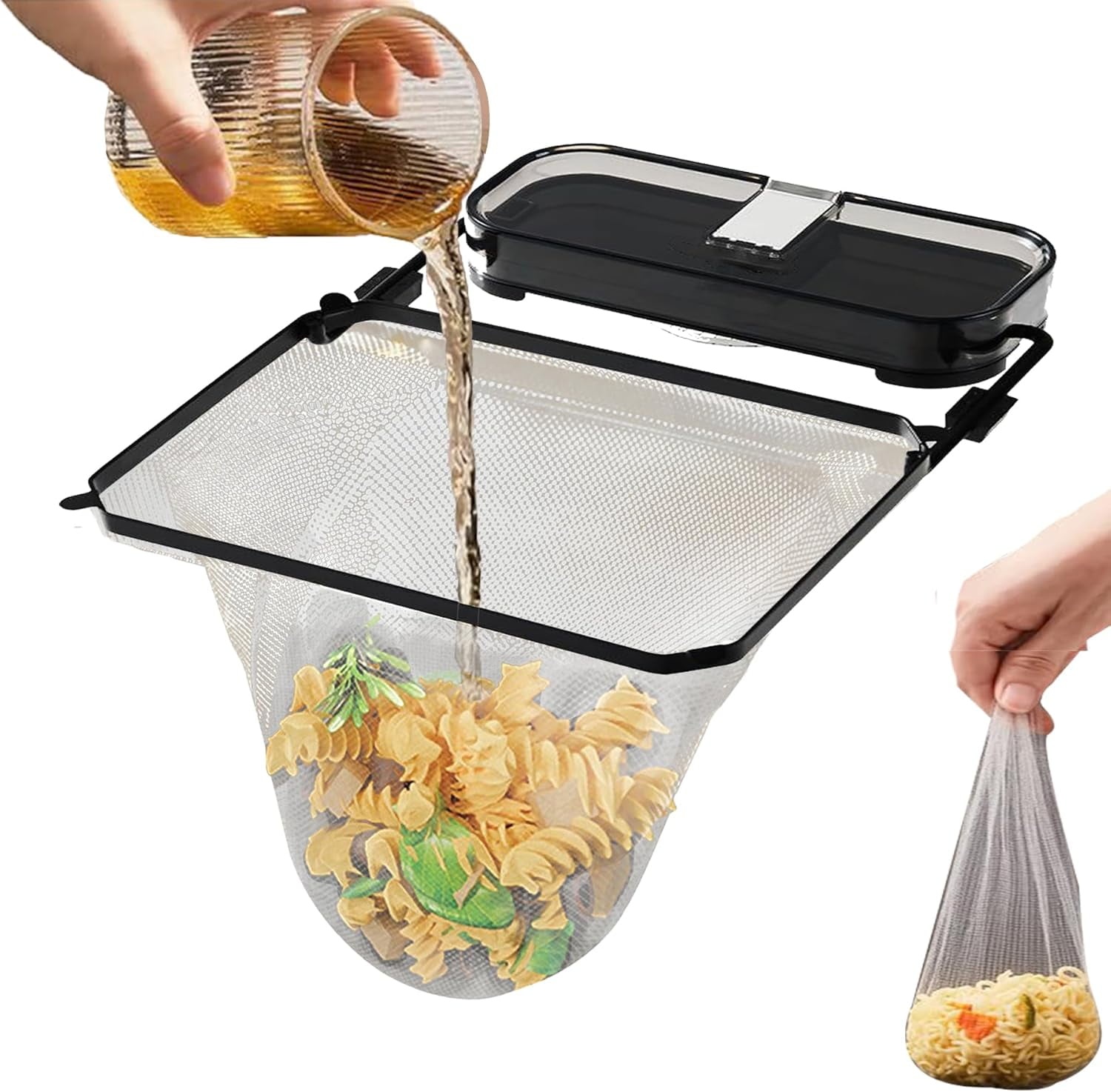 CuzyKitchen Sink Drainer, Meshmate Waste Rack Sink, Suction Cup Sink ...