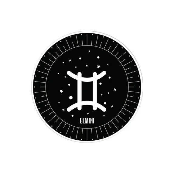 Cvhoming Sticker, Zodiac Gemini Sticker, Die Cut Sticker, Stick Phone ...