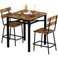 Cvortll 3-Piece Dining Table Set for 2,Wooden Farmhouse Dining Table ...