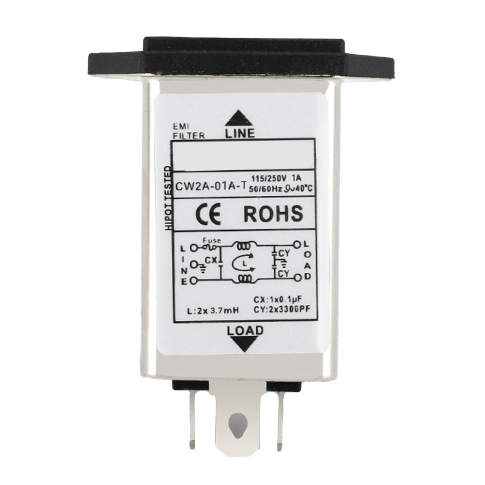 Cw2A Power Electromagnetic Filter T-Type Socket Single-Phase Ac 220V ...