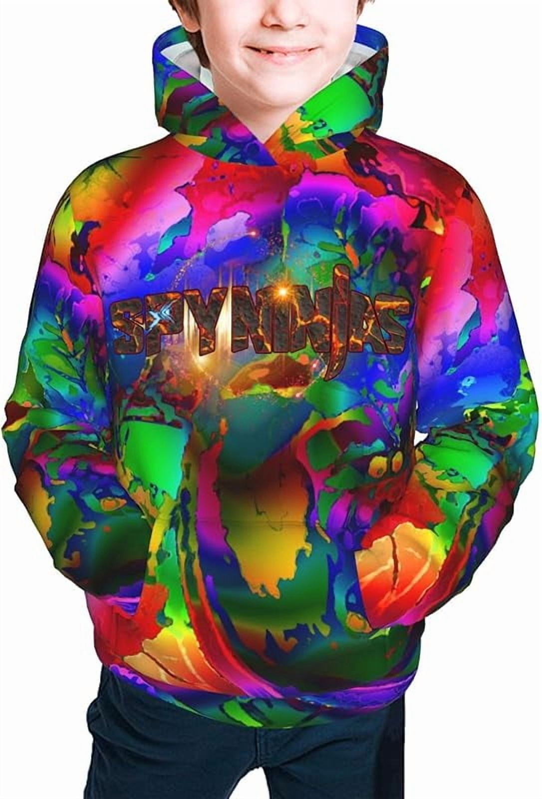 SpyNinjas Youth Hoodies Sweatshirts Lightweight Breathable Printed ...