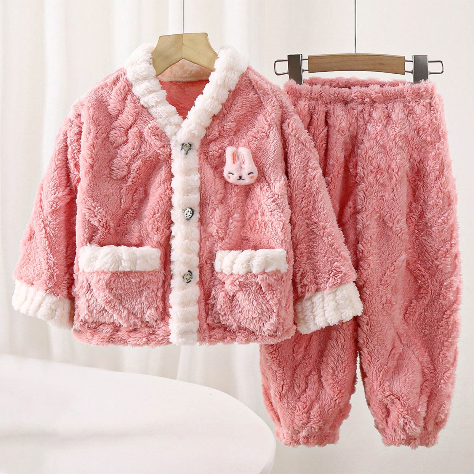 Cxenplz Baby Girls Boys Flannel Clothes Unisex Newborn Color Block Soft ...
