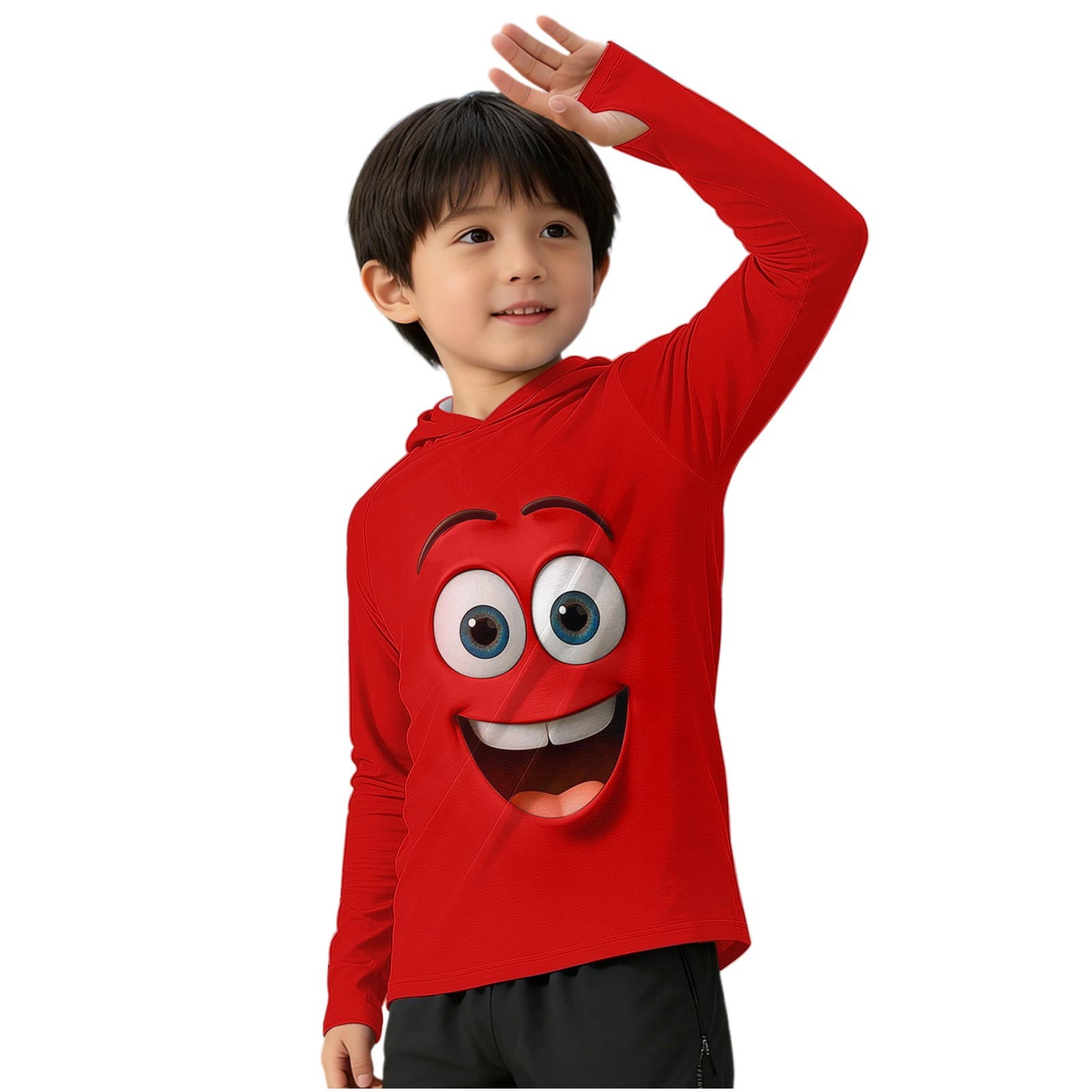 Cxenplz Boys Rash Guard Youth Kids UPF 50+ Hooded Shirts UV Sun ...