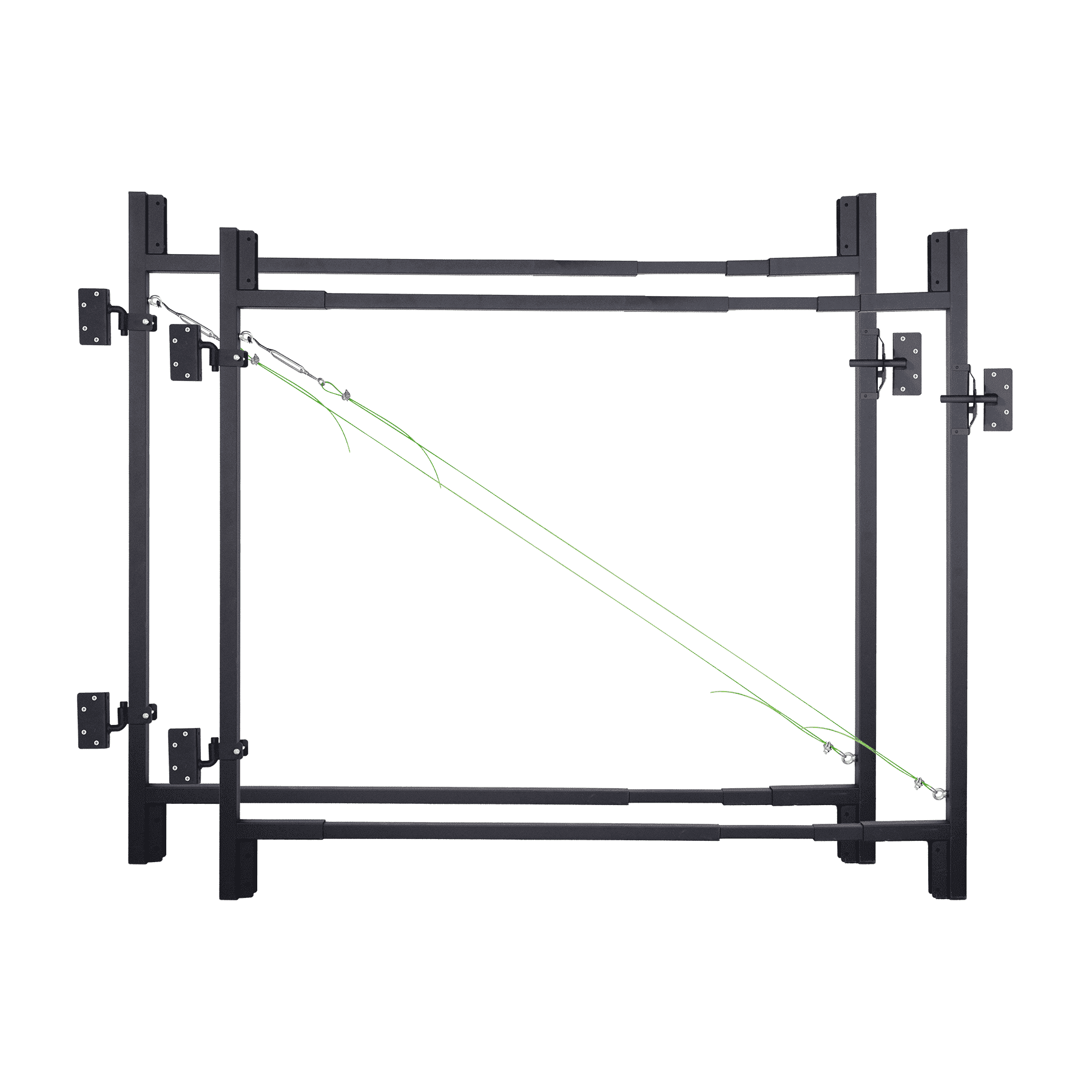 Cxforste Fence Gate Hardware Kit Heavy Duty Anti Sag for Wood Fence ...