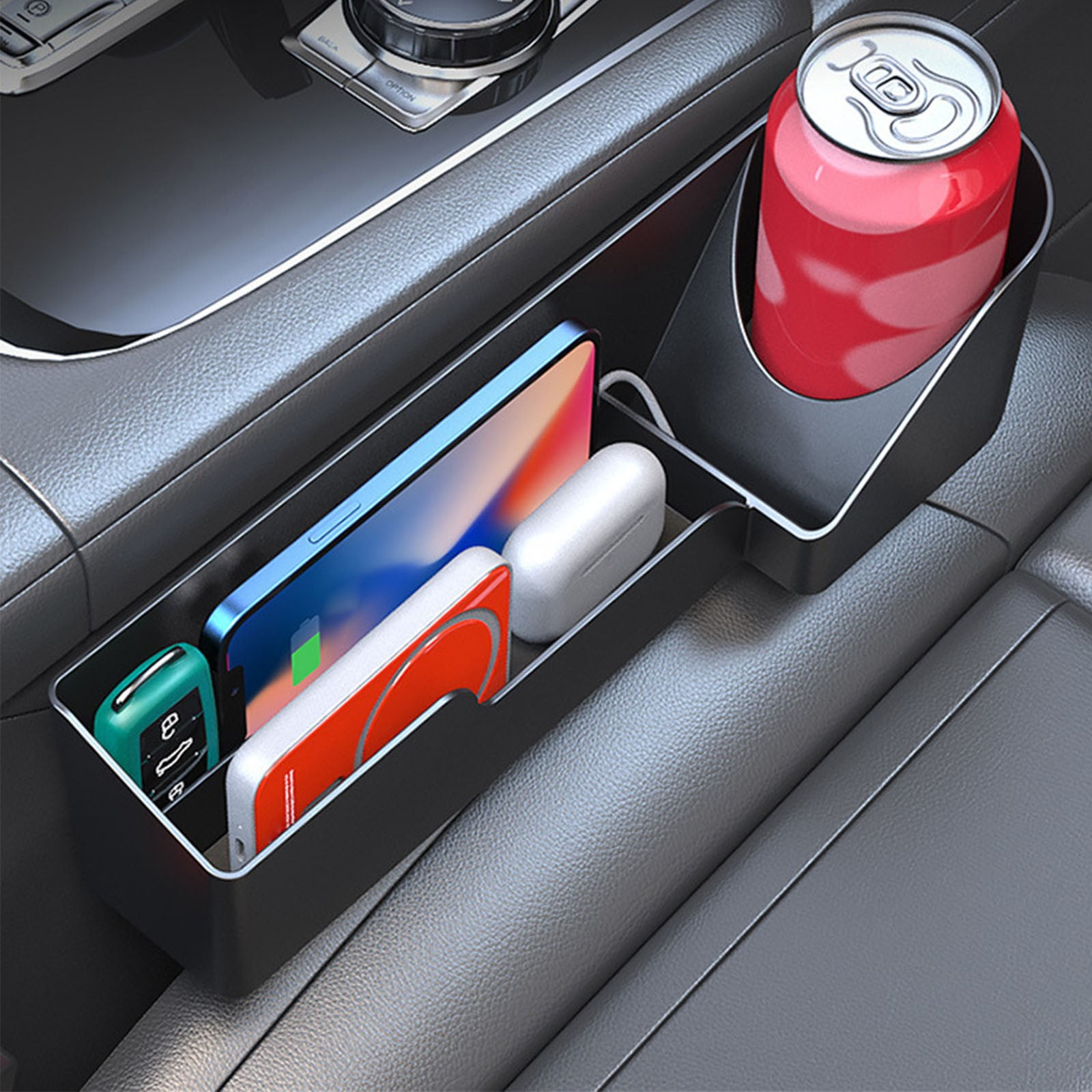 CxhicLuv Car Seat Storage Box, Auto Slot Organizer, Multifunctional ...