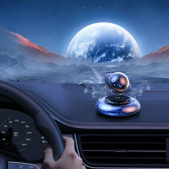 CxhicLuv Car Solar Aromatherapy, Auto Turbine Diffuser, Star-Shaped ...