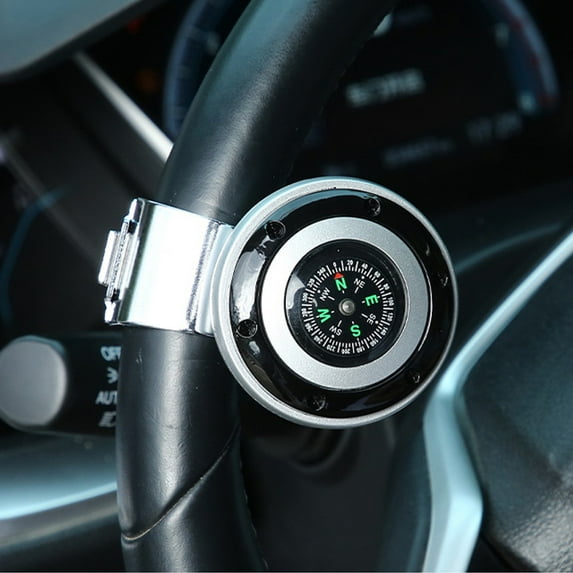CxhicLuv Car Steering Knob, Auto Booster, 360° Rotating Alloy Bearing ...